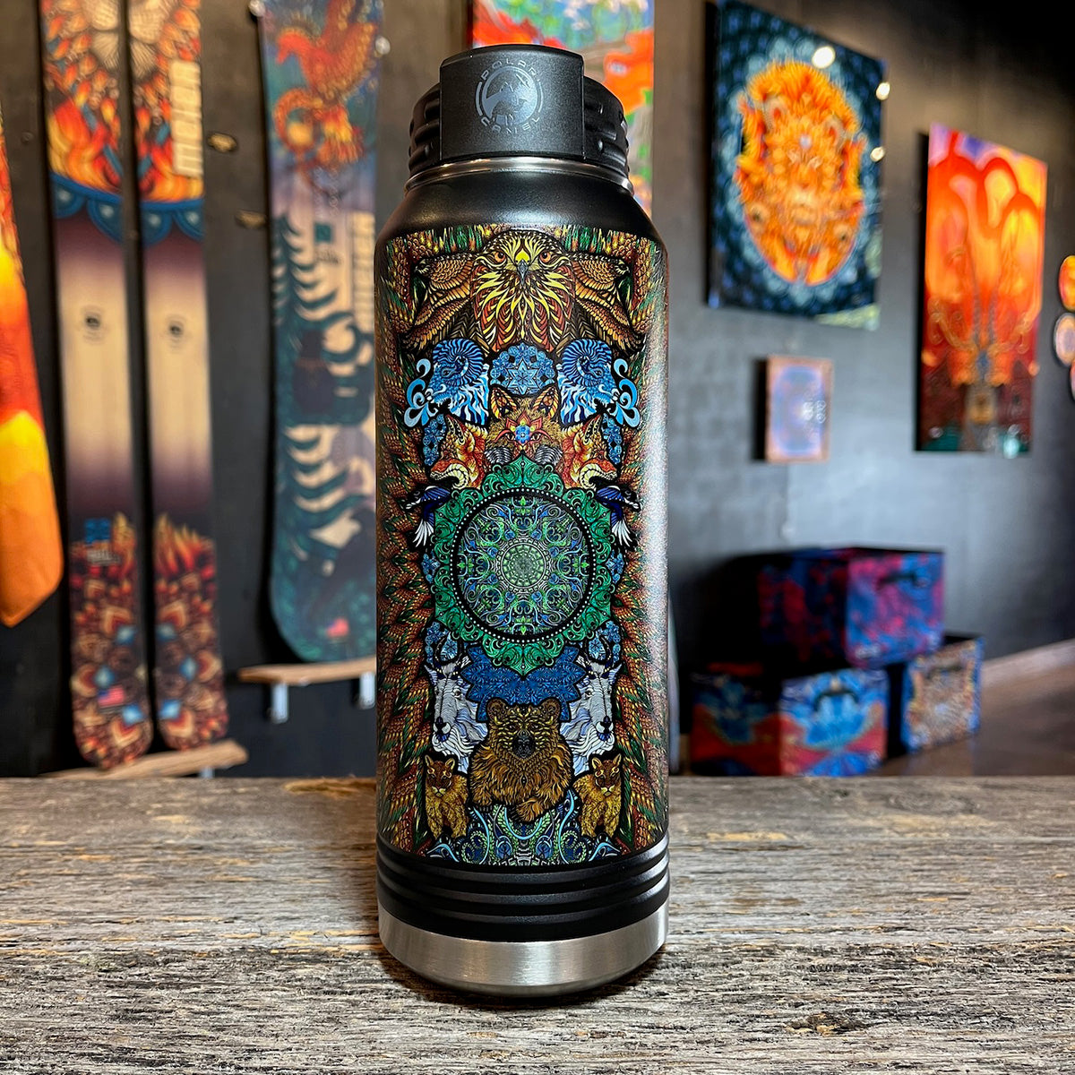 Arise - 32oz Stainless Steel Bottle – Phil Lewis Art