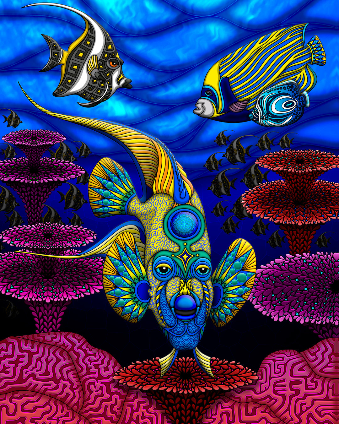 Angel Fish – Phil Lewis Art