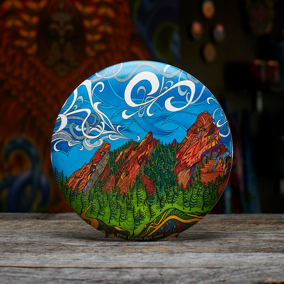 Trippy Golf Discs | Psychedelic & Visionary Artwork – Phil Lewis Art