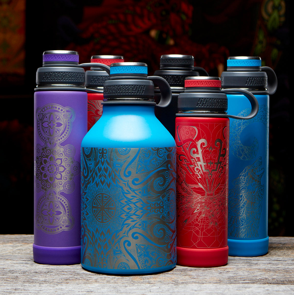 Laser Engraved Bottles – Phil Lewis Art