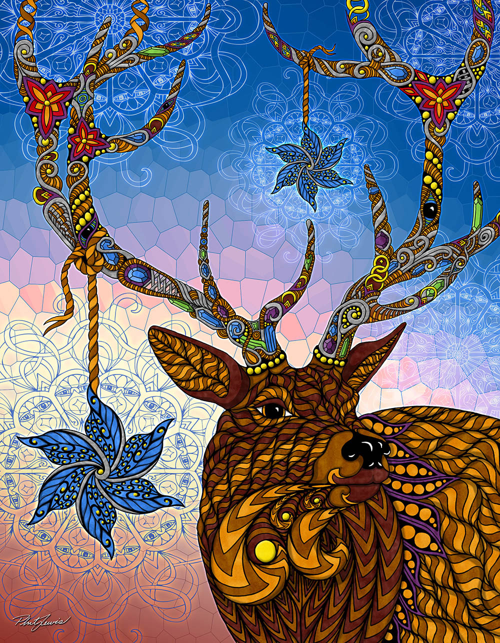 Trippy Greeting Cards | Visionary Art – Phil Lewis Art