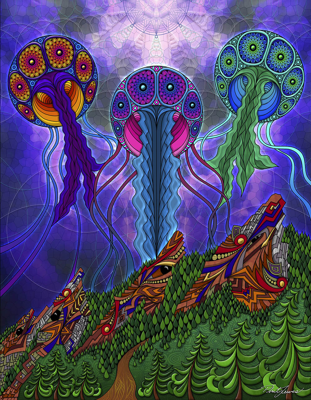 Trippy Greeting Cards | Visionary Art – Phil Lewis Art