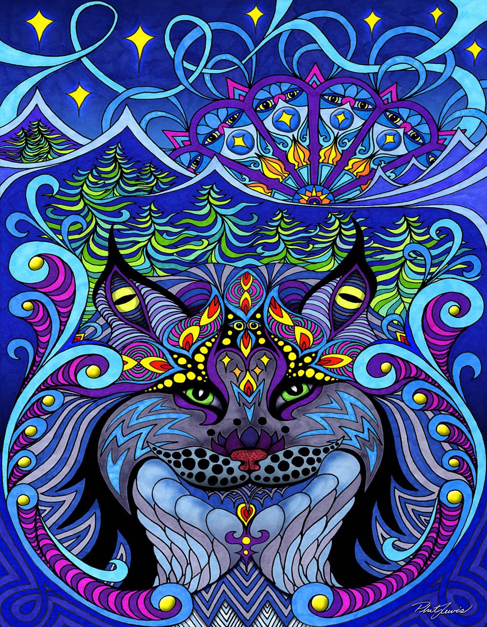 Lynx - Print (Retail 11x14) – Phil Lewis Art