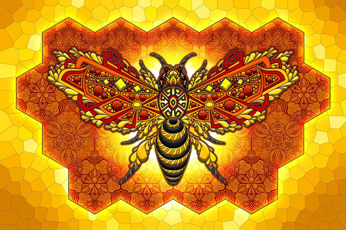Pollinate Tapestry – Phil Lewis Art